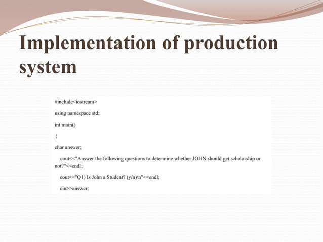 Production System | PPT