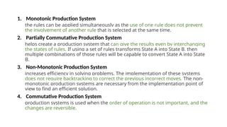 Production System in Artificial Intelligence | PPTX