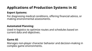 Production System in Artificial Intelligence | PPTX