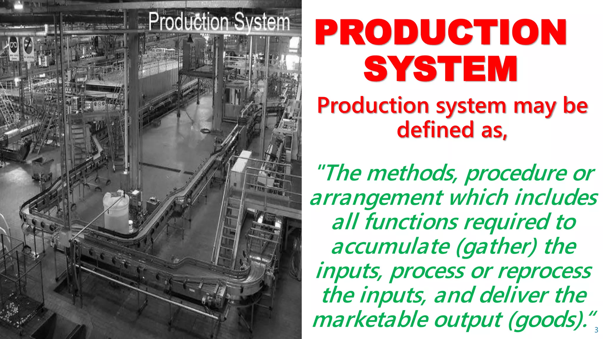 Production systems | PPTX