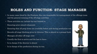 Production team - Anderson La Barrie | PPT