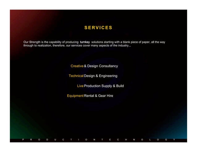 Production Technology Llc Introduction | PPT