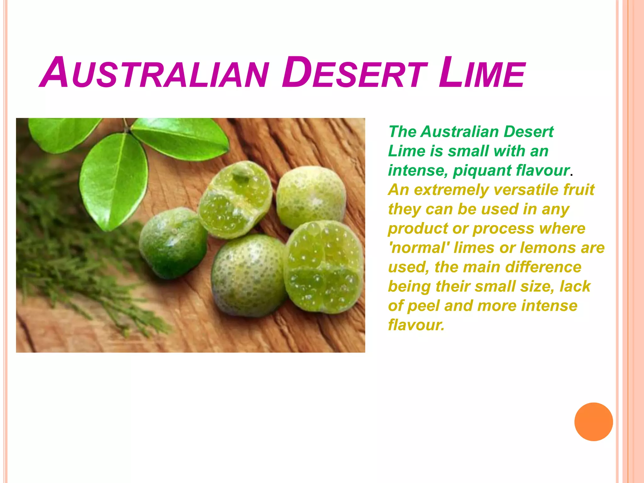 Production technology of acid lime | PPTX