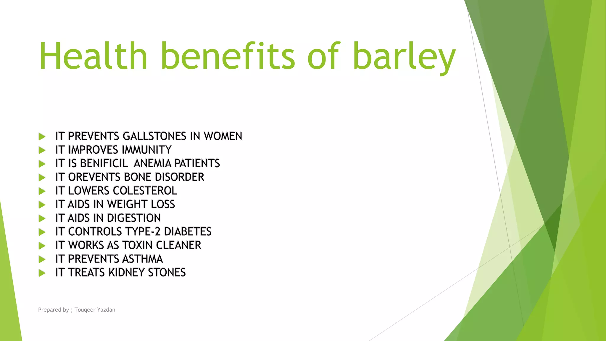 Production technology of barley | PPTX