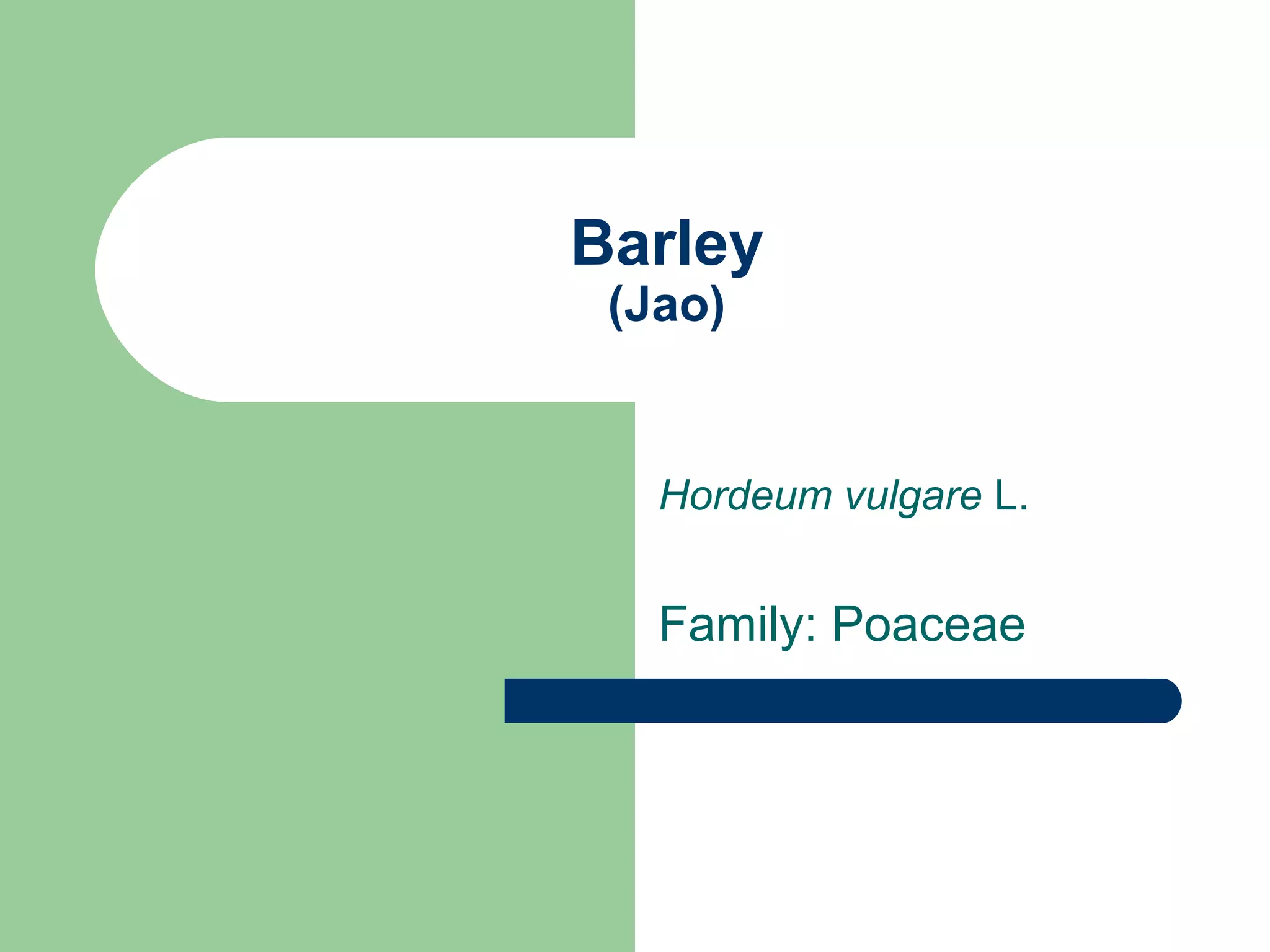 Production technologyof barley | PPT