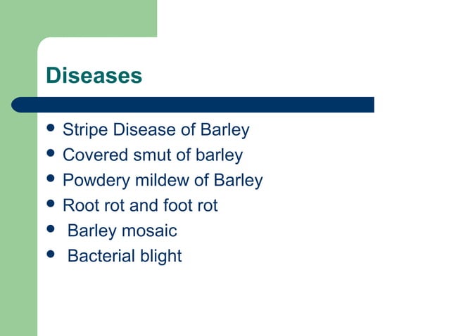 Production technologyof barley | PPT