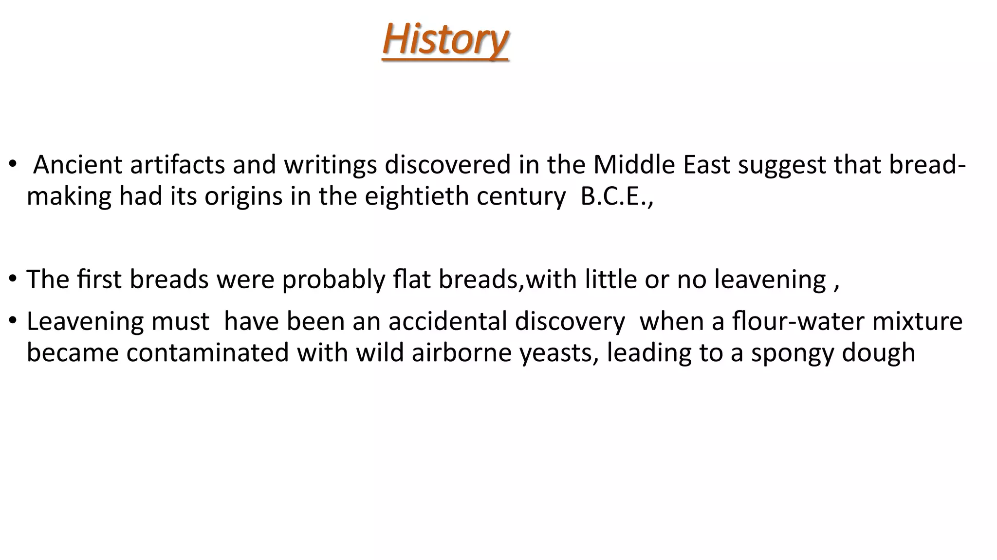 Production technology of bread | PPTX