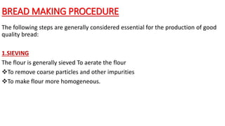 Production technology of bread | PPTX