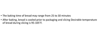 Production technology of bread | PPTX