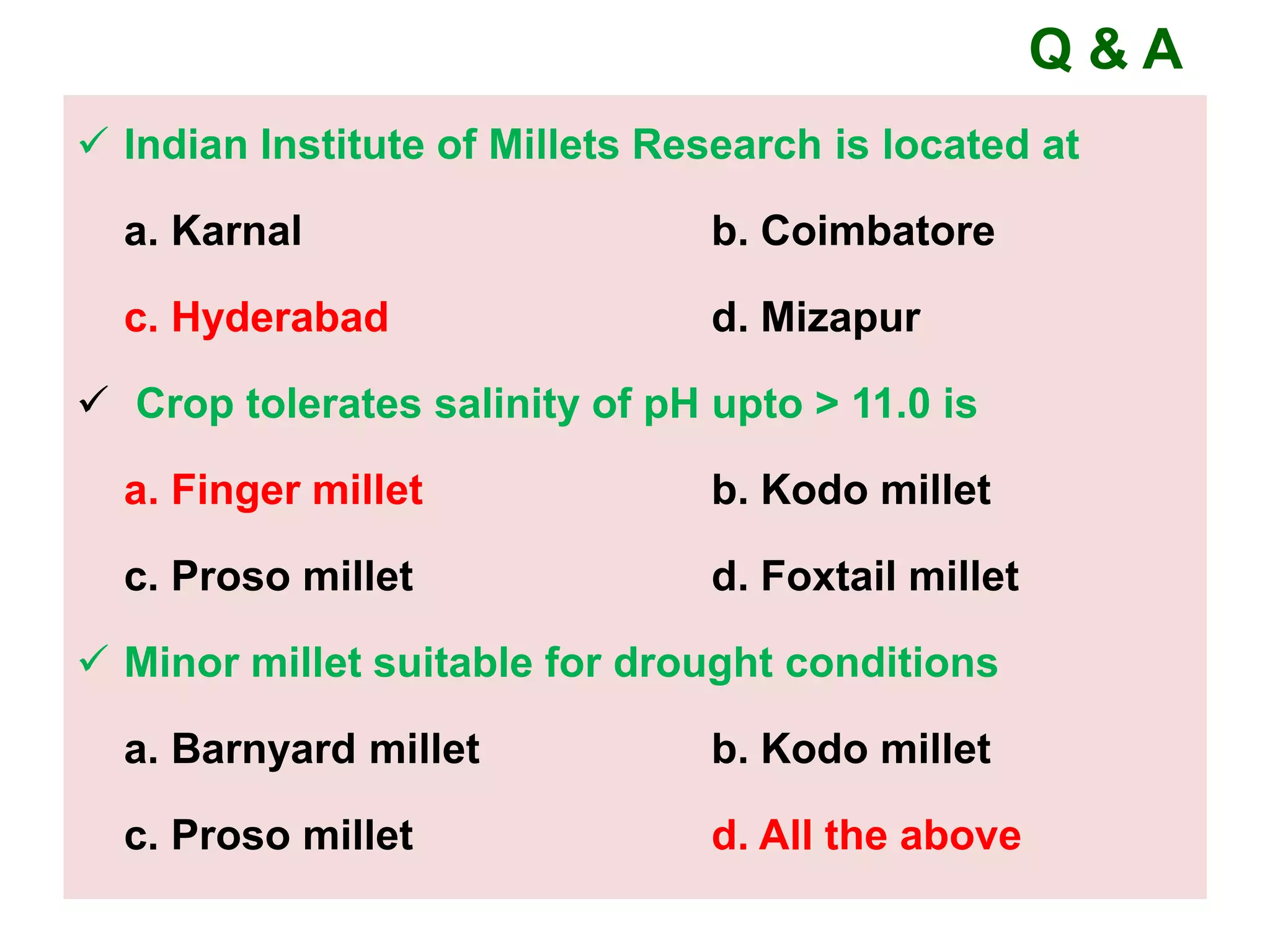Production Technology of Millets.ppt