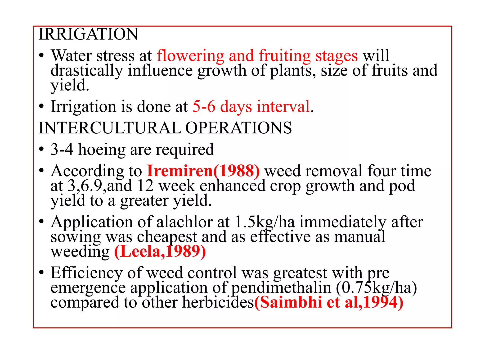 Production technology of okra | PPTX