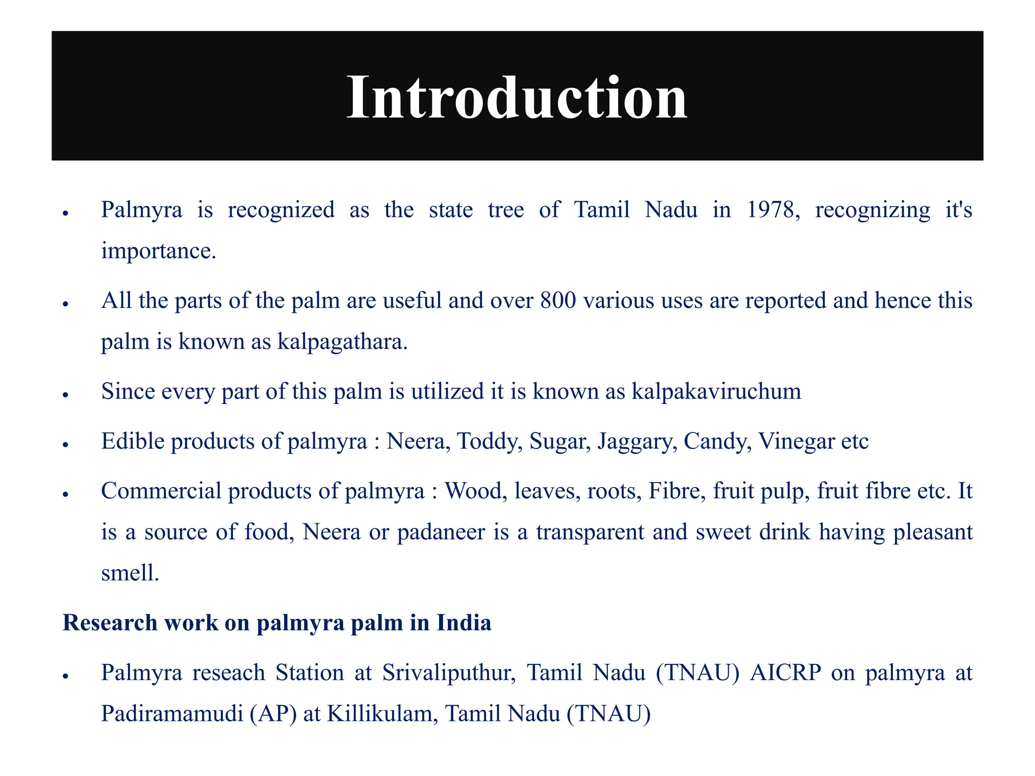 Production Technology of Palmyrah (Borassus flabellifer L) | PDF