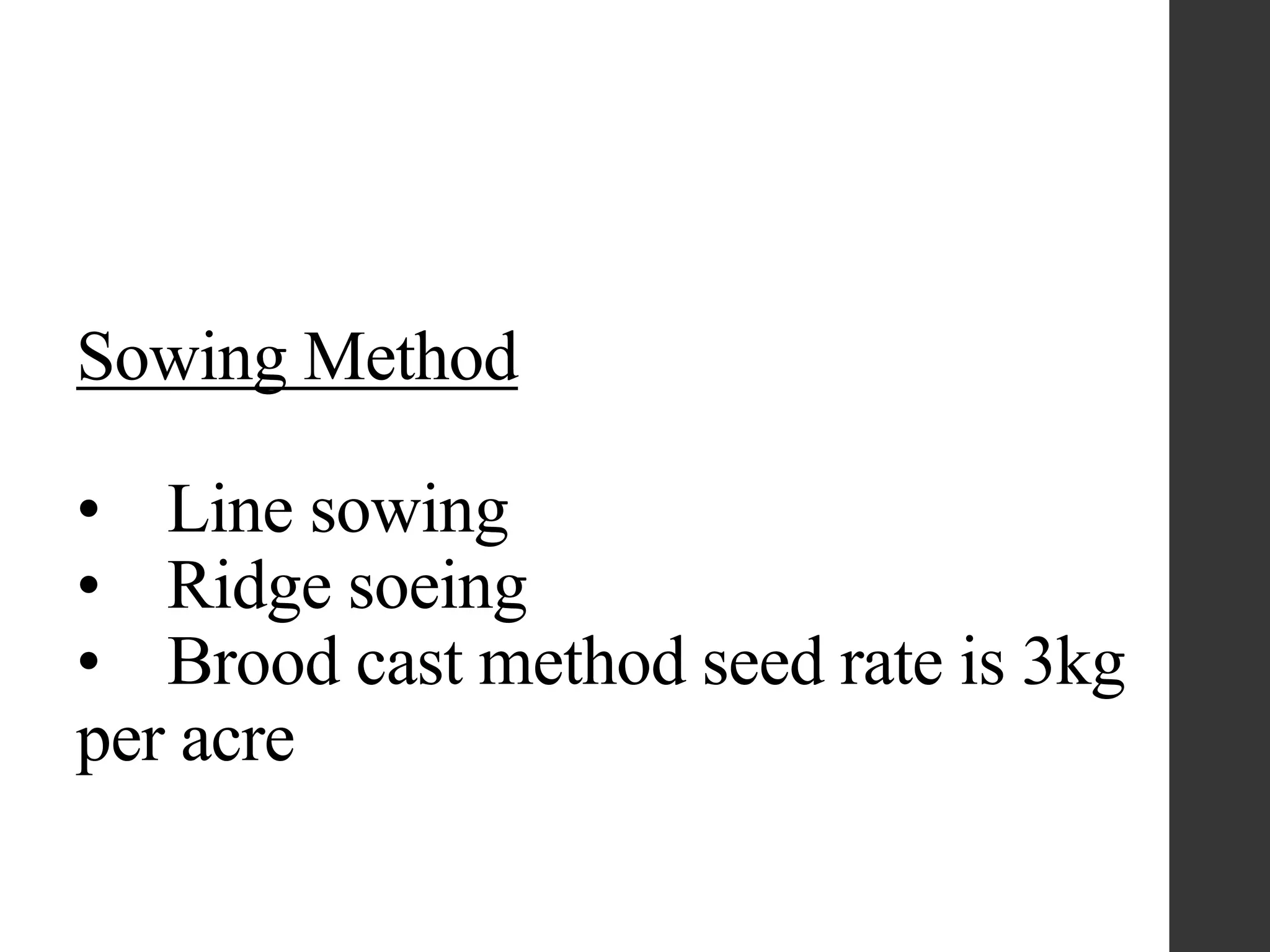 Production technology of sesamum indicum or sesamum | PPTX
