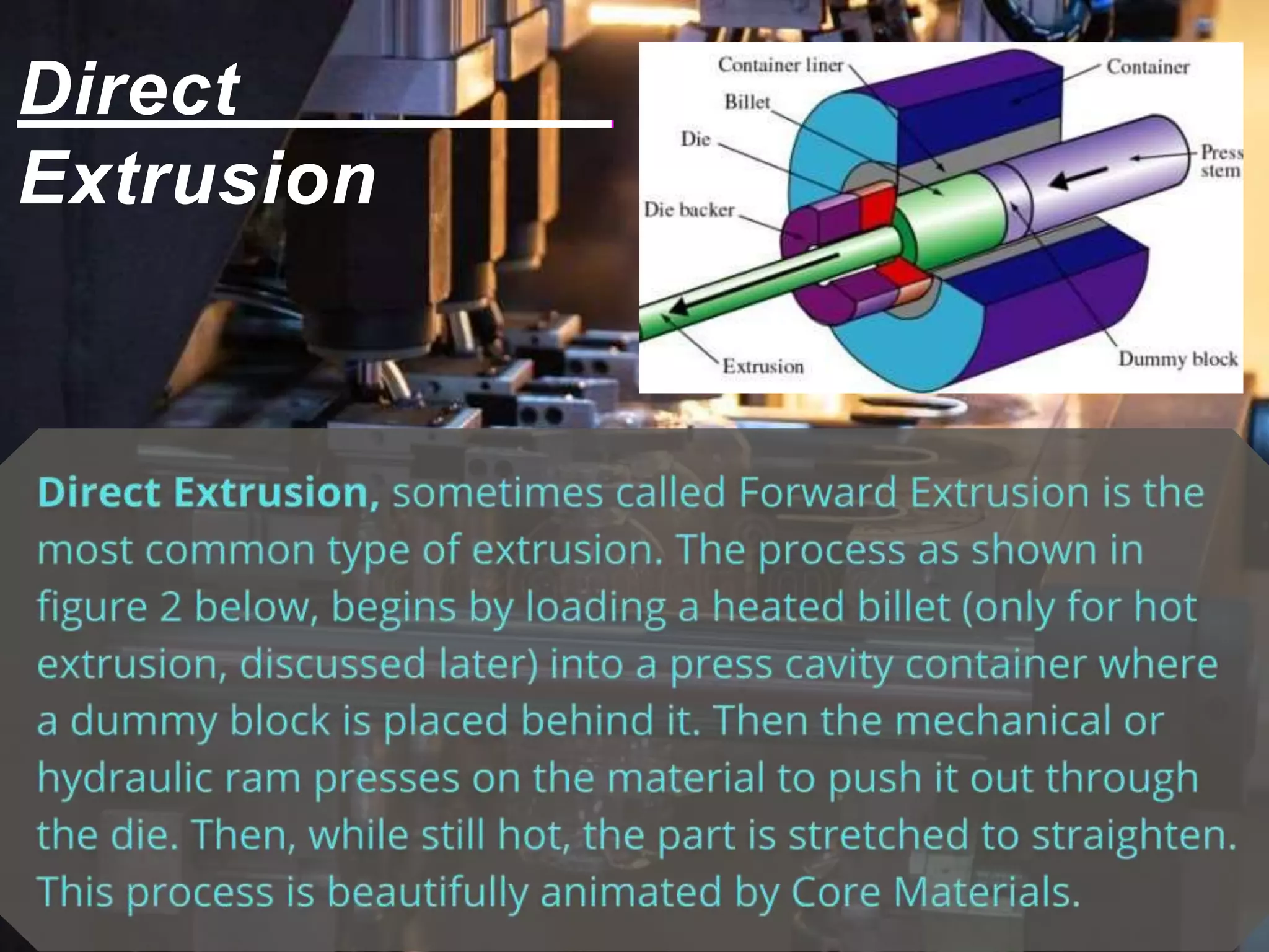 Extrusion & its types PPT | PPTX