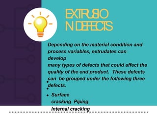 Extrusion & its types PPT | PPTX