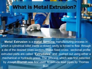 Extrusion & its types PPT | PPTX