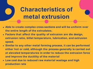 Extrusion & its types PPT | PPTX