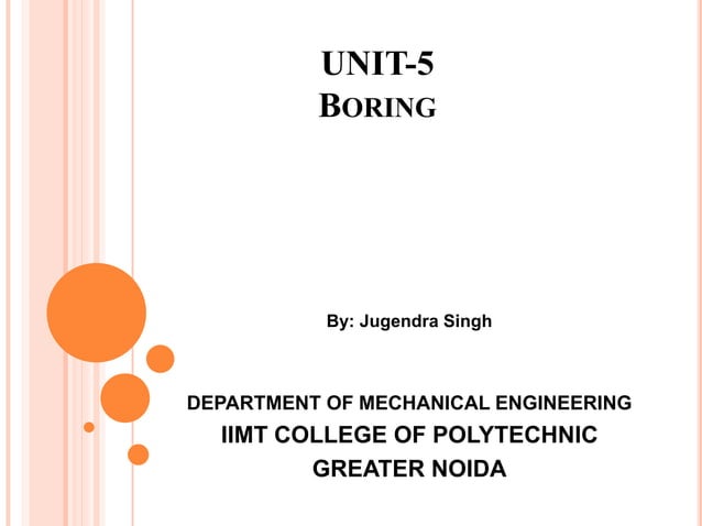 Production Technology (Unit V).ppt...... | PPT