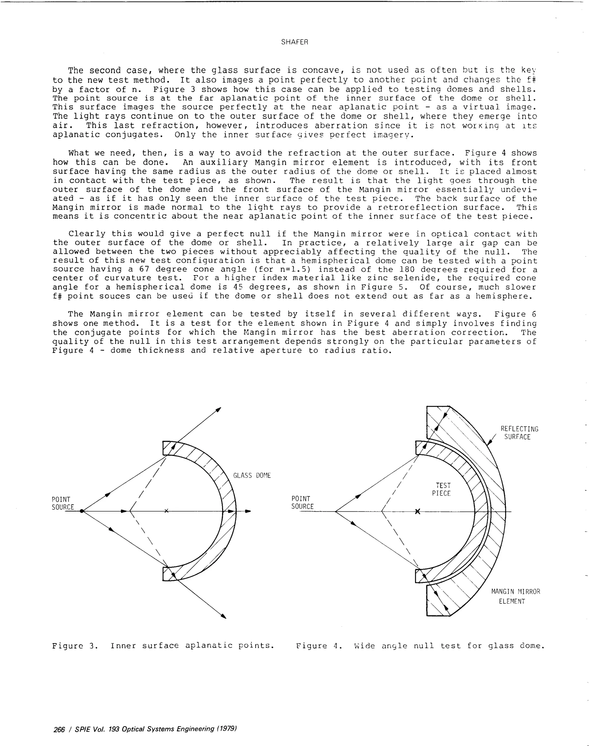 Production testing method for wide angle domes 1979 | PDF