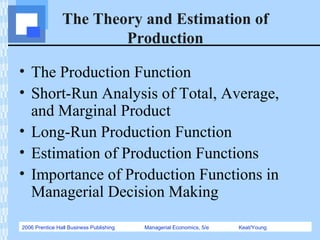 Production theory | PPT