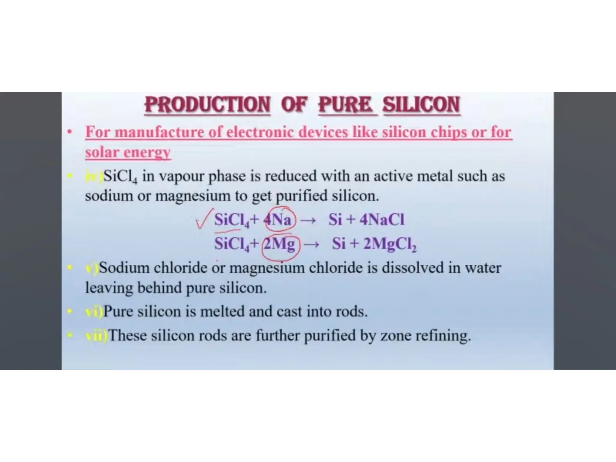 Production to pure silicone and its uses.pptx
