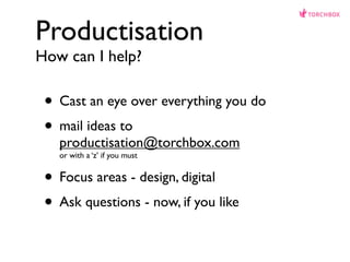 Productisation at Torchbox | KEY