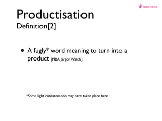 Productisation at Torchbox | KEY