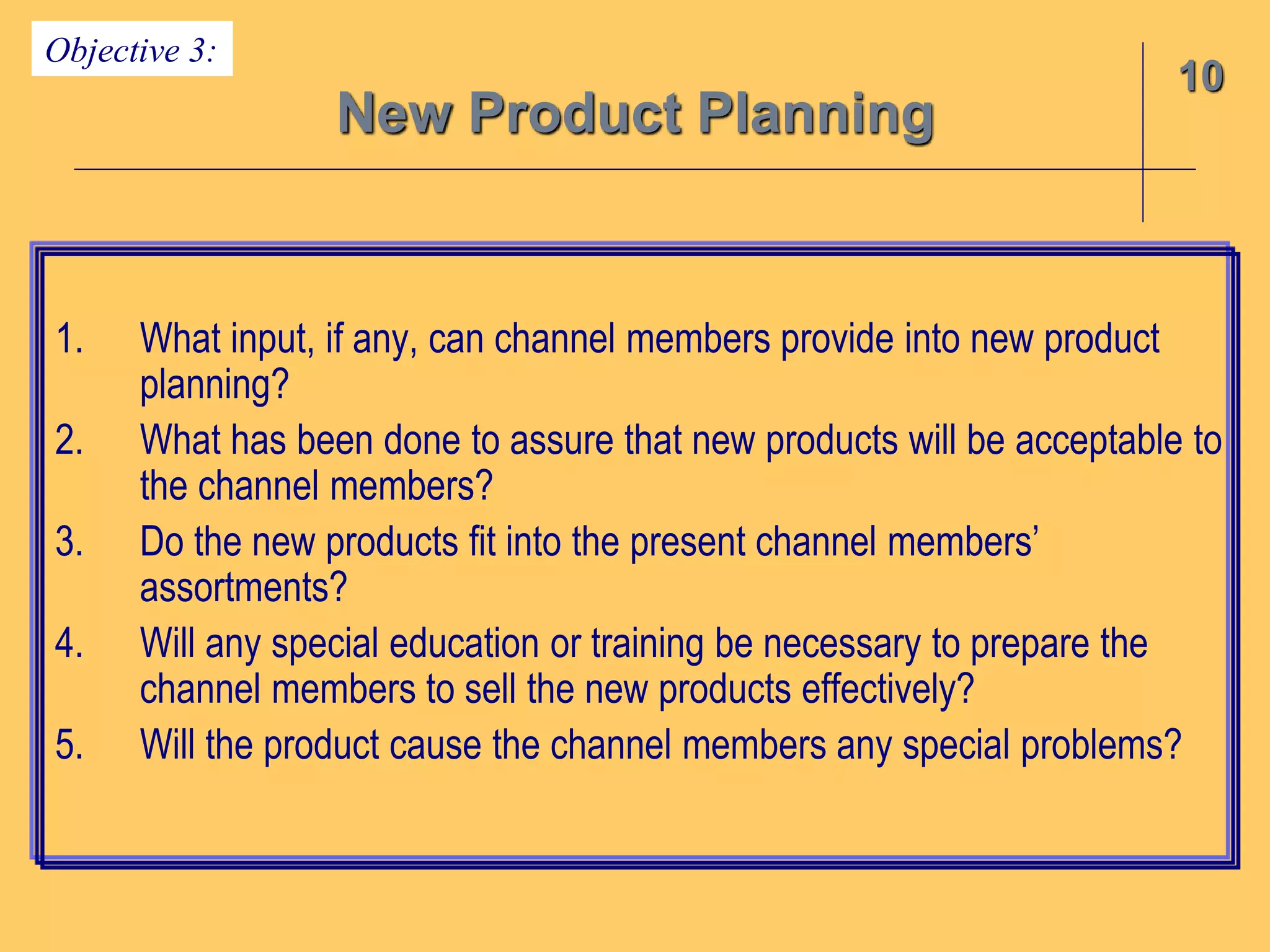 Product Issues in Channel.ppt