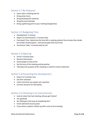 Productive 1 to 1 meetings | PDF