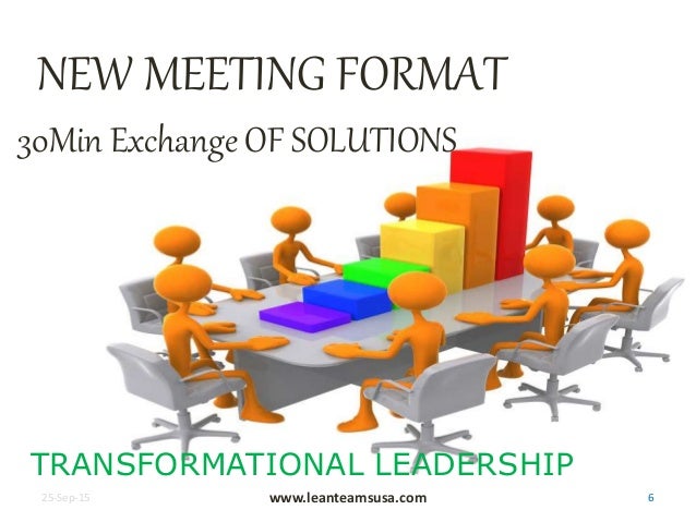 Productive meetings by lean