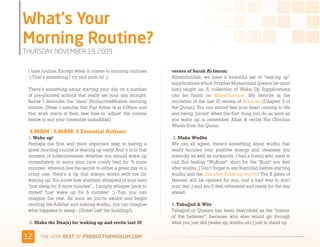 Productivity Guide | PDF | Islam | Religion & Spirituality