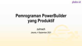 PowerBuilder Productive programming | PPT