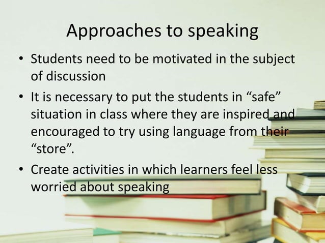 Chapter 9, Productive skills: speaking and writing | PPTX | Homework ...