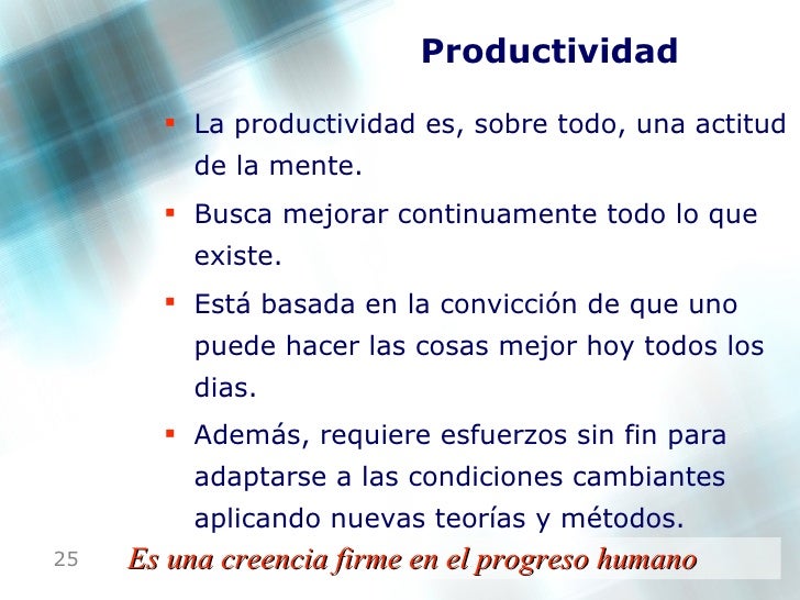 Productividad