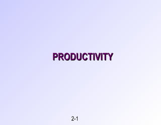 (Productivity) | PPT