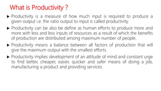 Productivity | PPTX