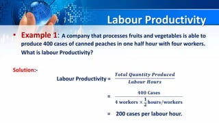Productivity concept, types & importance | PPT