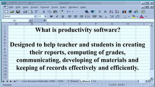 Productivity software-word-processing | PPTX