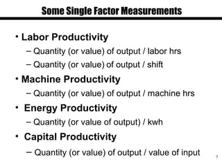 Productivity (1) | PPT
