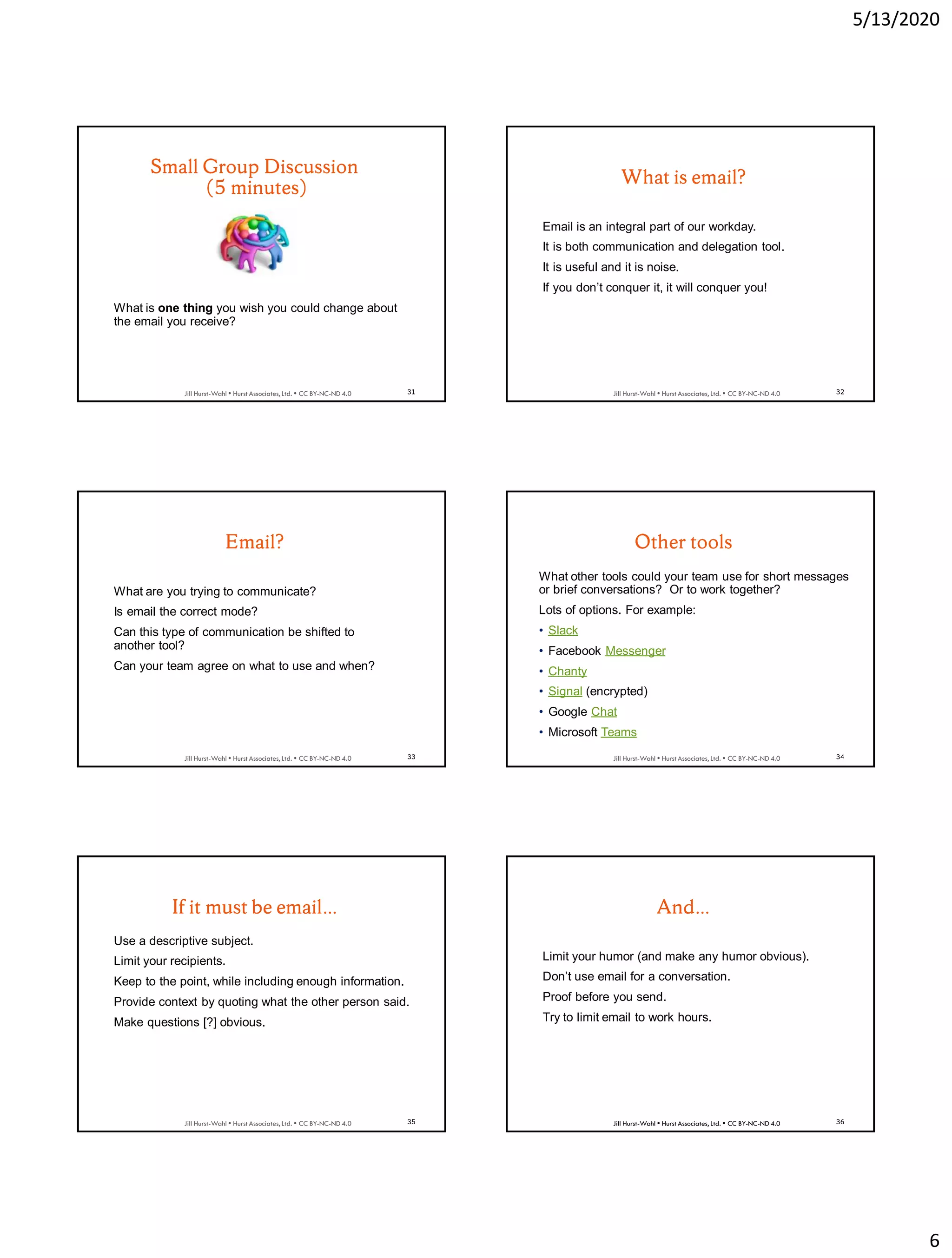 Productivity 101 handout | PDF