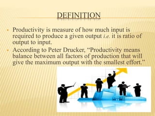 Productivity (5) | PPT