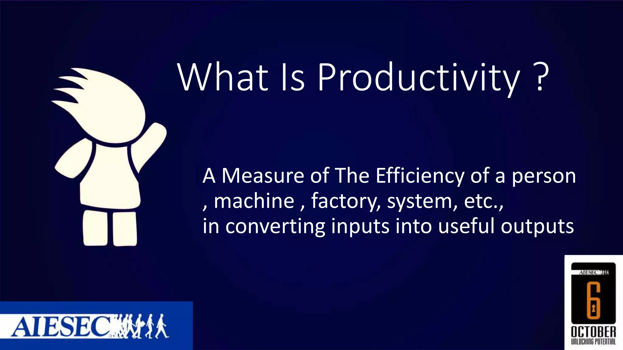 Productivity and proactivity | PPTX