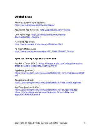 Using Apps to Become a More Productive Professional App Cheat Sheet ...
