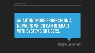 Productivity Bots | PPT