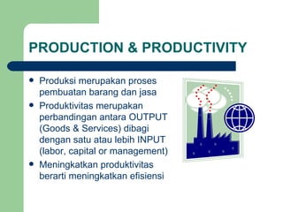 Productivity, competitive and strategy | PPT