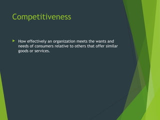 Productivity,competitiveness,strategy | PPT