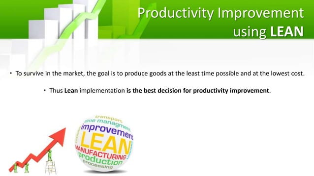Productivity enhancement using lean | PPT