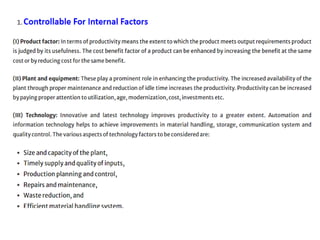 Productivity Factors.pptx