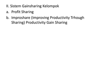 Productivity gain sharing | PPTX