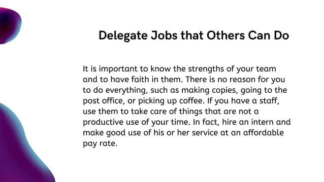 Productivity: How to Improve Your Workday | PPT